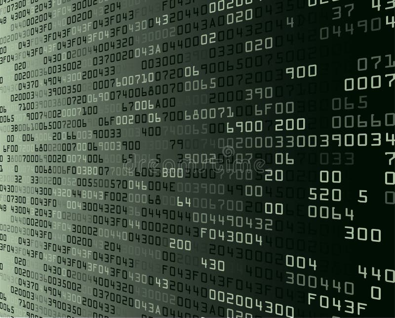 Green Security Background with HEX-code Stock Vector - Illustration of ...