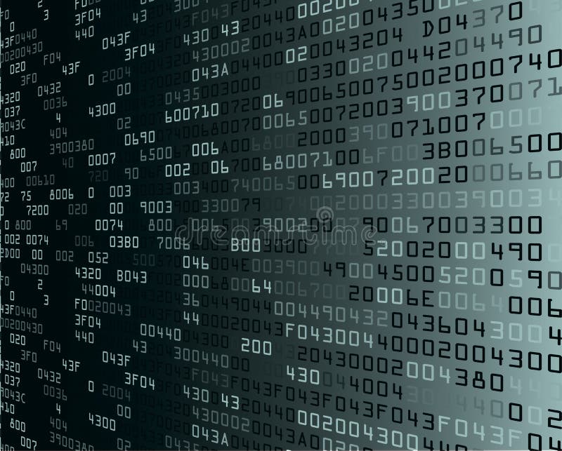 Green Security Background with HEX-code Stock Vector - Illustration of ...