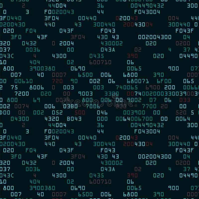 Green Security Background with HEX-code Stock Vector - Illustration of ...