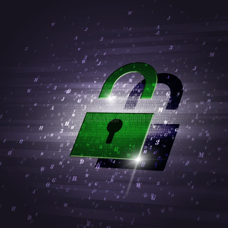 Green security shield stock vector. Illustration of virus - 22445418