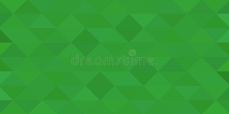Green Segmented Background. Triangular Pixelation Stock Illustration ...