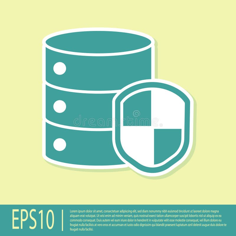 Yellow Firewall, Security Wall Icon Isolated on Green Background ...