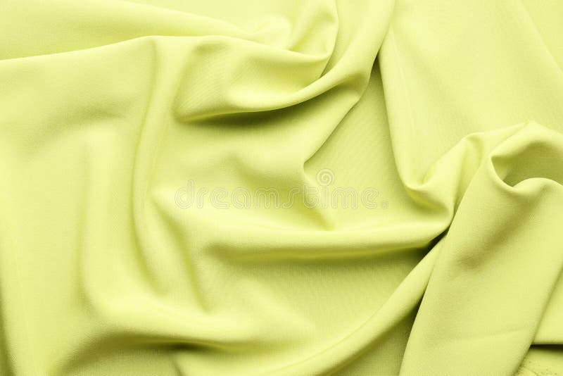 Green Sewing Threads on Fabric on Paper Background Stock Photo - Image ...