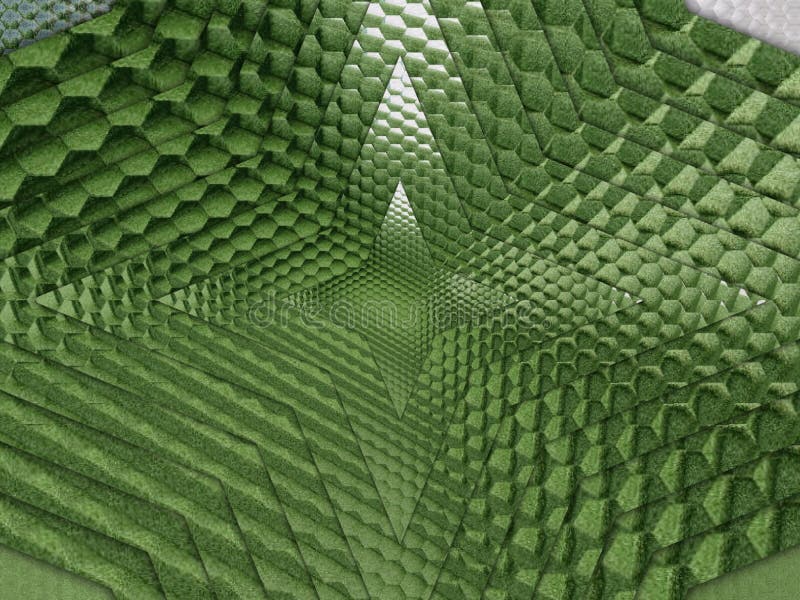 Green Shades Abstract Hex Hexagon Stock Illustration - Illustration of ...