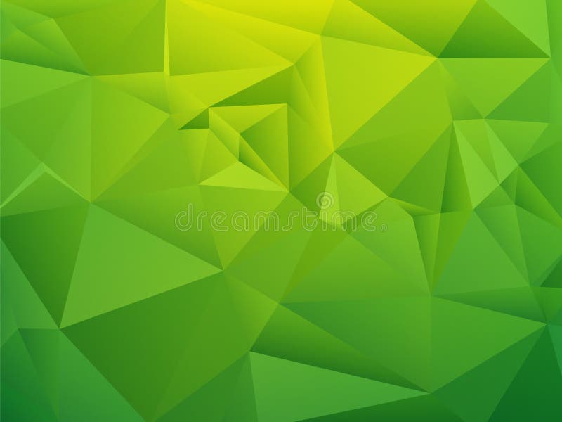 Green Shading Geometric Background Stock Vector - Illustration of ...