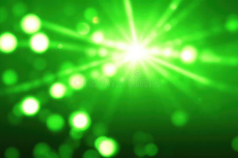 Green Sharp Lens Flare Lights Abstract Background. Ai Generative Stock ...