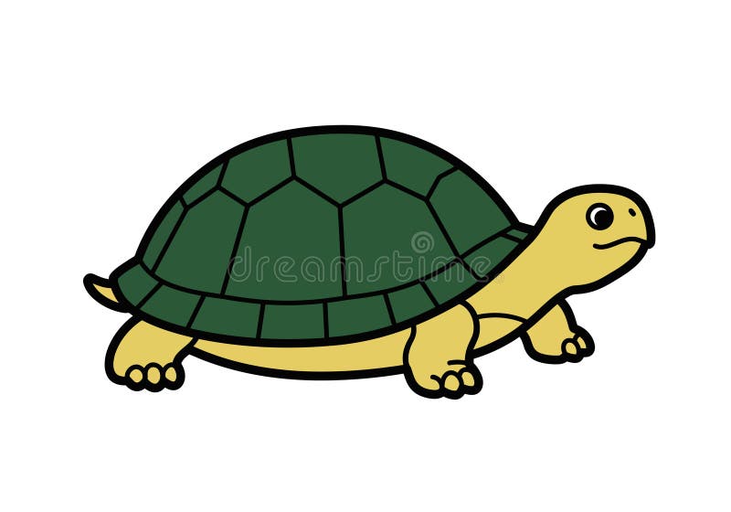 Turtle clipart easy stock vector. Illustration of eyes - 364621304