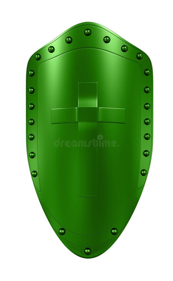 Green shield stock illustration. Illustration of green - 53866721