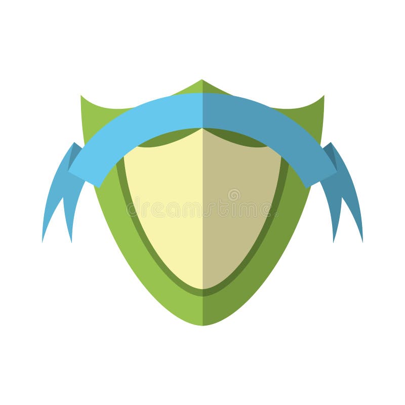 Blue Protection Shield Home Security Insignia Stock Illustration ...