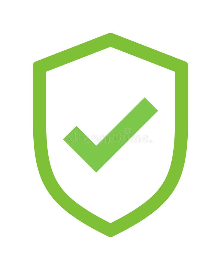 Security Shield Symbol Icon Stock Vector - Illustration of safety ...