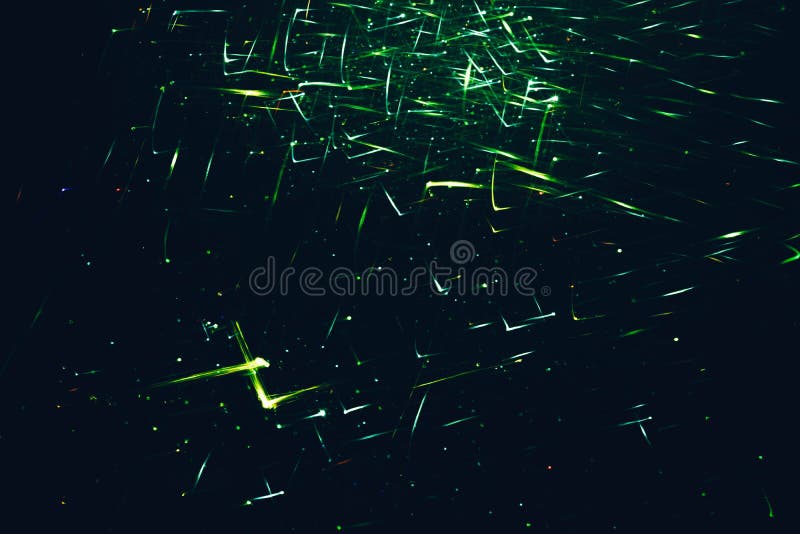 Green Shiny Glitter Illuminated Angled Lines Dots Stock Image - Image ...