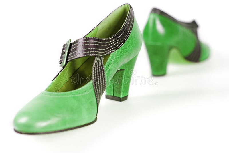 Green shoes stock photo. Image of leather, lifestyle - 14002028