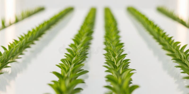 Green Shoots that Grow from Fertile Soil. Stock Illustration ...