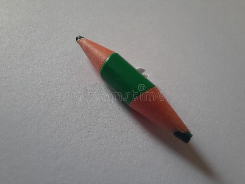 Green Short Pencil that is Sharpened on Both Sides, Bullet Shaped Stock ... Green Short Pencil that is Sharpened on Both Sides, Bullet Shaped Stock ...