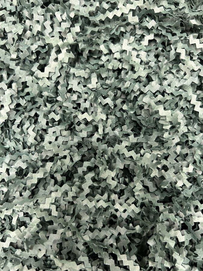 Green Shredded Paper Strips Stock Photo - Image of flooring, leaf ...