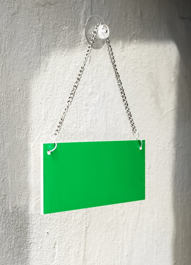 Green sign stock photo. Image of green, hanging, contemporary - 29548416