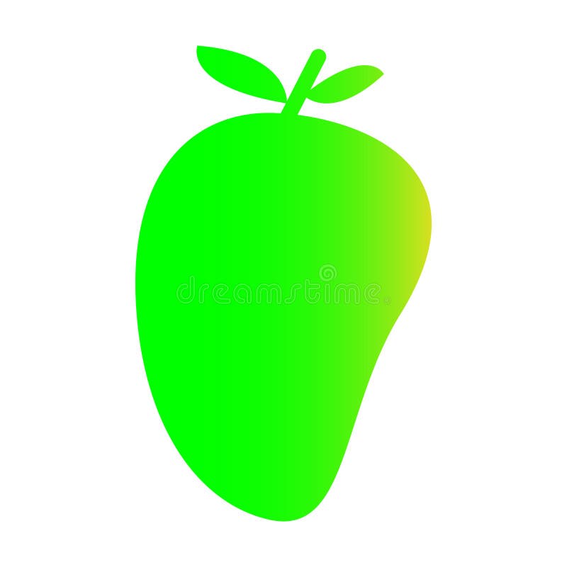 Mango Silhoutte Vector Image Design Stock Vector - Illustration of ...