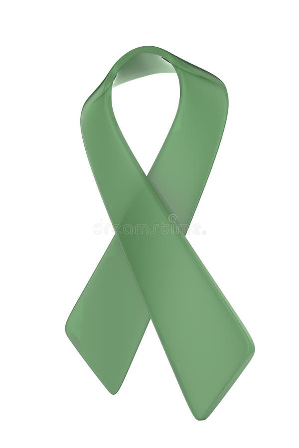 Green silky ribbon stock illustration. Illustration of isolated - 50547165