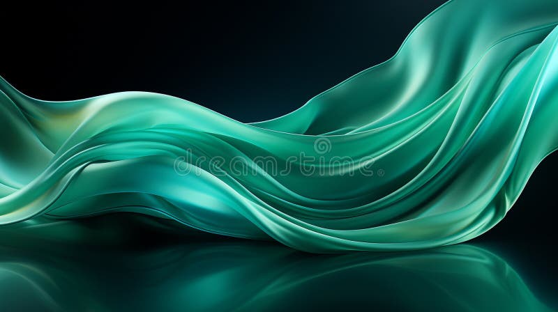 The Wave is Smooth and Flowing, and it Creates a Sense of Movement and ...