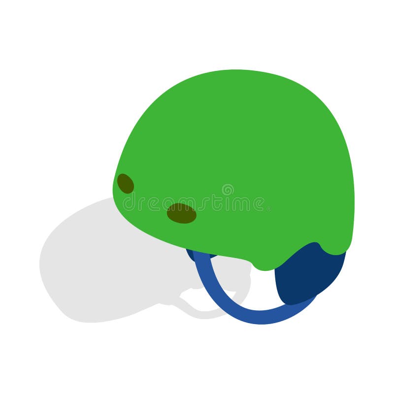 Green Ski Helmet Isometric Icon Stock Illustrations – 40 Green Ski ...