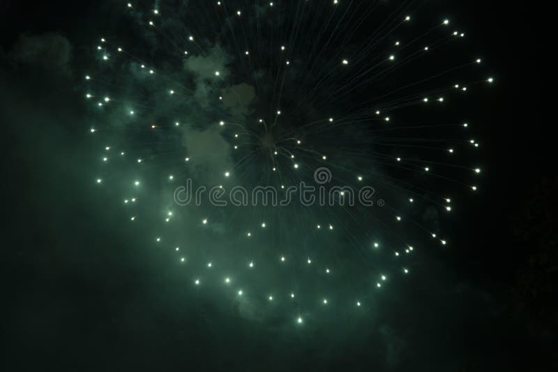 Green Sky Boom stock photo. Image of abstract, green - 327451274