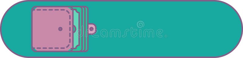 Green Slider Toggle with Open Money Wallet Symbol Stock Vector ...