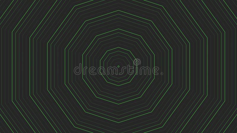 Red Slim Decagon Star Simple Flat Geometric on Dark Grey Black ...