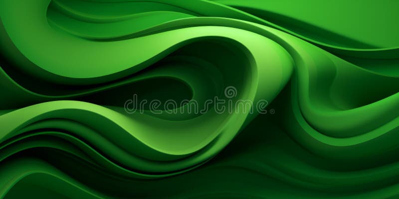 Green Slime Creative Abstract Wavy Texture. Stock Illustration ...
