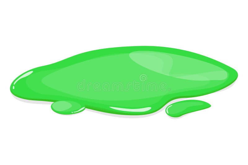 Green Slime Liquid Vector Isolated Stock Vector - Illustration of drop ...