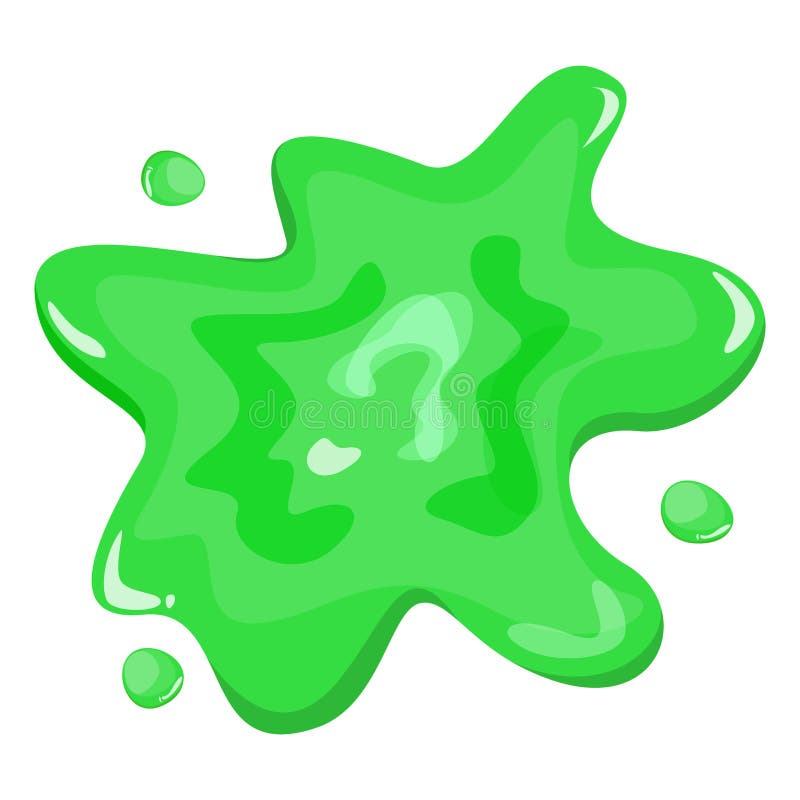 Green Slime Splatter Vector Isolated Stock Illustration - Illustration ...