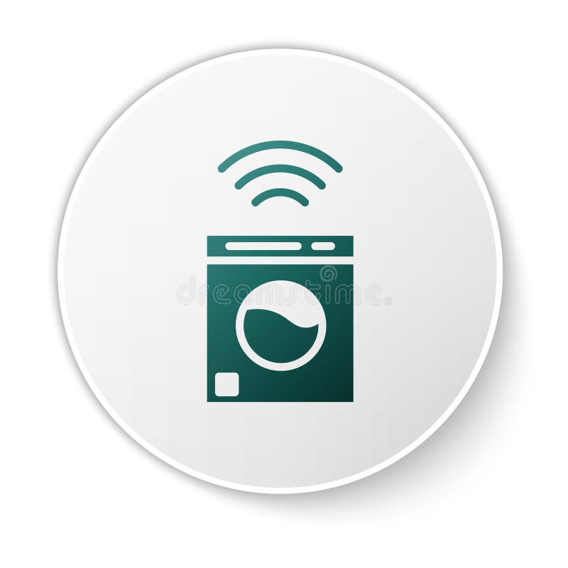 Washing Machine Icon Green Stock Illustrations – 1,183 Washing Machine ...