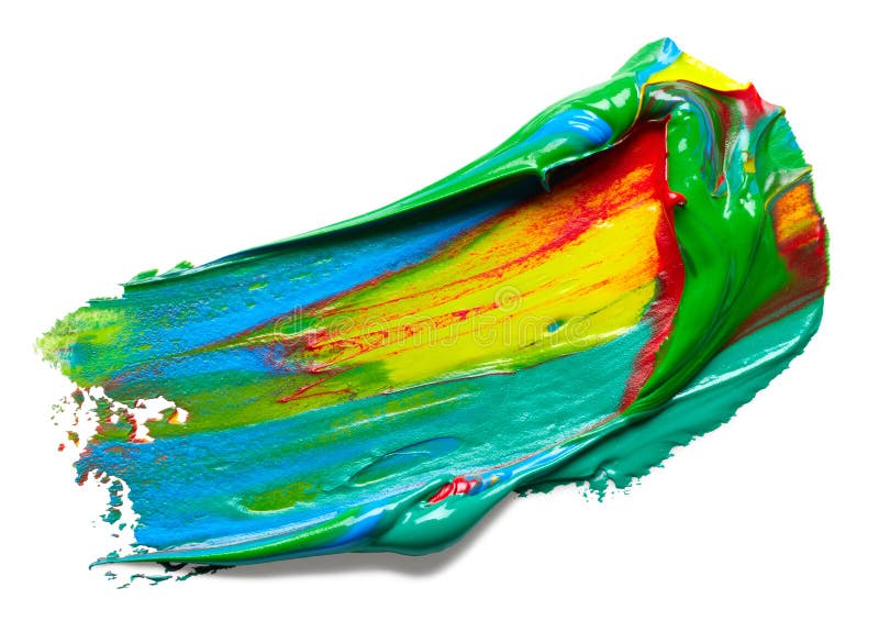 Green smear on white stock photo. Image of abstract - 221135342