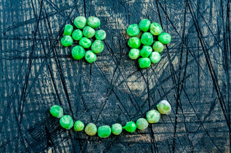 Green smile stock image. Image of fresh, dieting, bean - 65878831