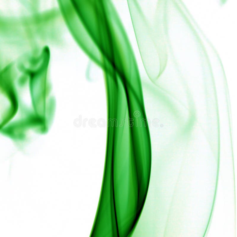 Green smoke stock image. Image of lines, fragrance, design - 5521833