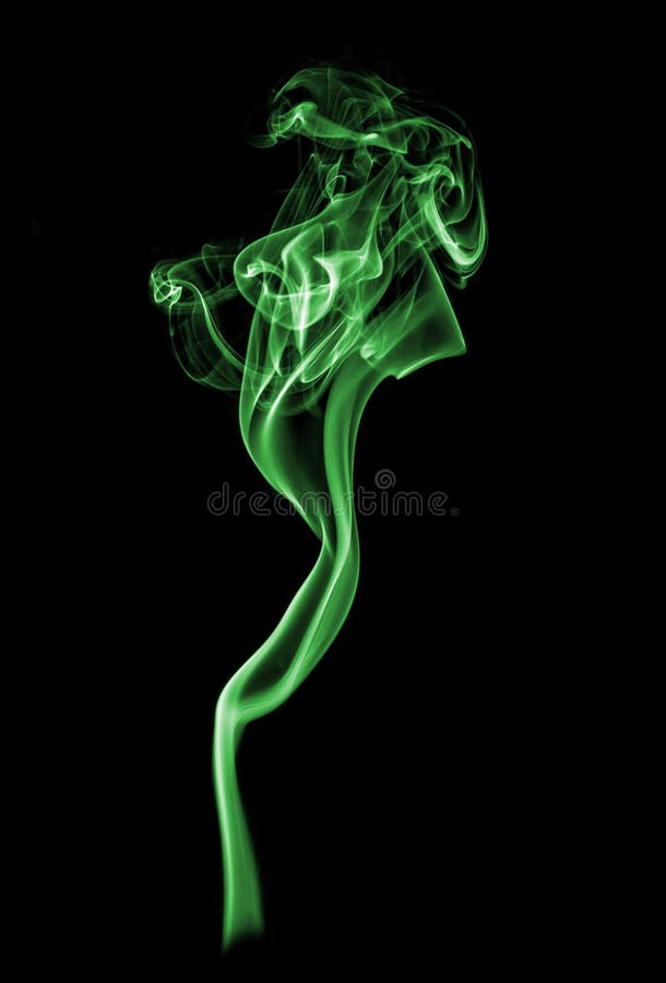 Green smoke stock image. Image of effect, grey, backdrop - 5649069