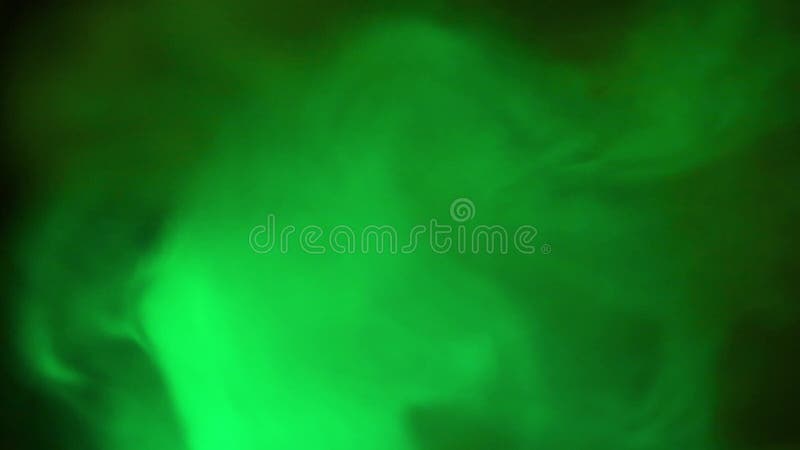 Green Smoke on Black, Dynamic Fog Rising Wall, Endless Gas Overlay ...