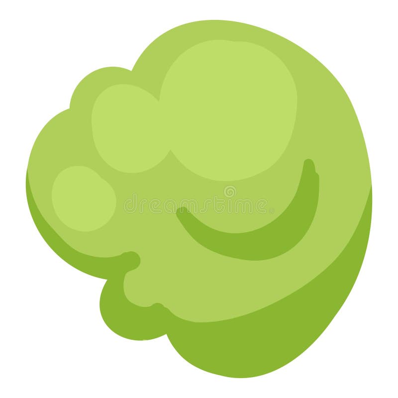 Green Smoke Cloud. Cartoon Stream Clouds, Comic Dust Steaming, Bright ...