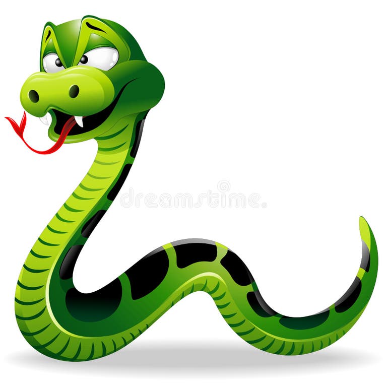 Funny Green Snake Cartoon Stock Illustrations – 3,924 Funny Green Snake ...