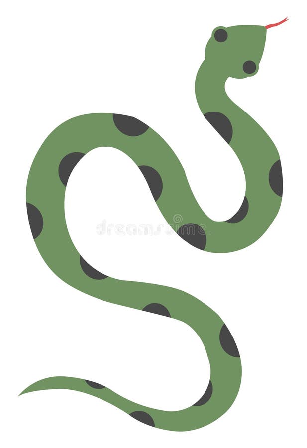 Green Snake, Illustration, Vector Stock Vector - Illustration of care ...