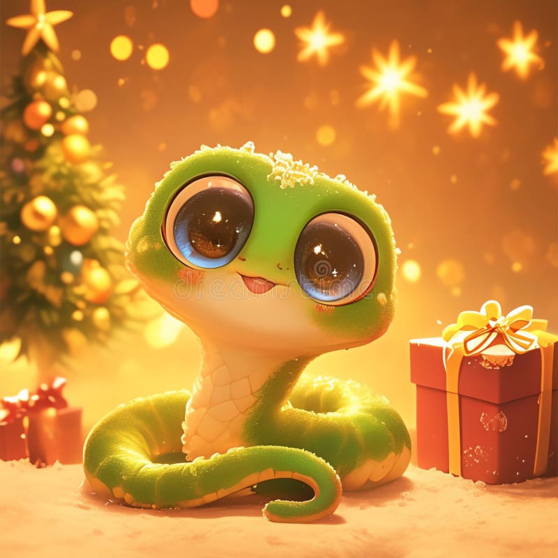 2025 a Green Snake is Sitting on the Ground Next To a Red Box. the ...