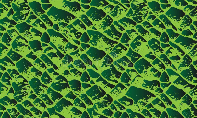 Green snake skin texture stock vector. Illustration of material - 310780491