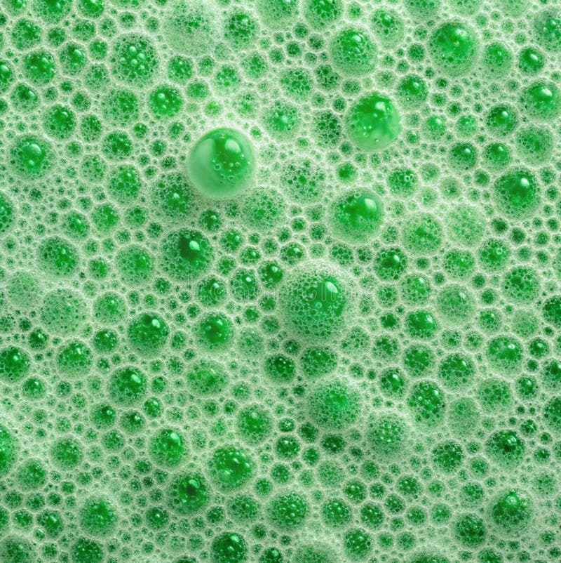 Green Soap Foam Texture Background Stock Illustration - Illustration of ...