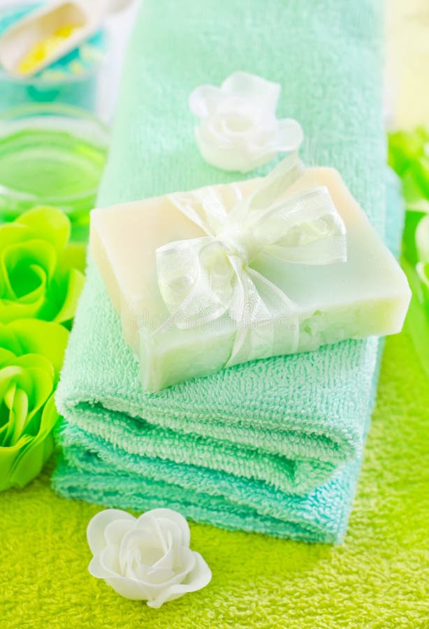 Green soap stock image. Image of chic, relax, elegant - 31020717