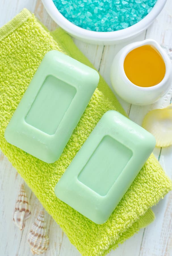 Green soap stock image. Image of pampering, body, delicate - 35320743