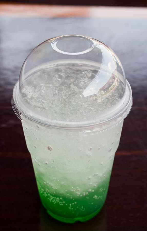 Green soda stock image. Image of fresh, italian, restaurant - 66497701