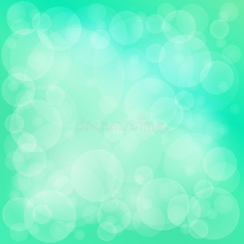 Green Soft Bright Bokeh Background Stock Vector - Illustration of ...