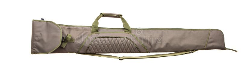 Green Soft Case for Guns Isolated for White Background Stock Image ...