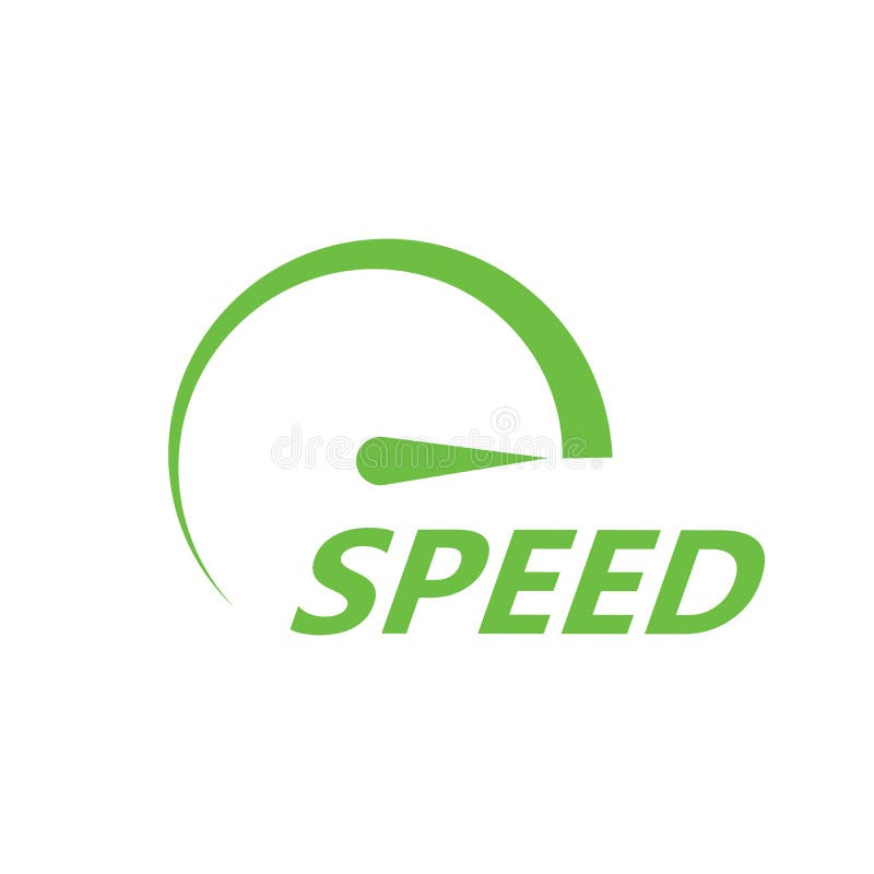 Speed Vector Logo Design. Speedometer Icon Symbol Design Template Stock ...