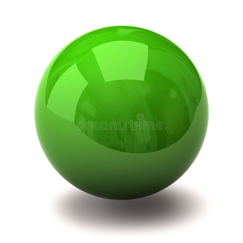 Green Sphere with Sunglasses Stock Illustration - Illustration of ...