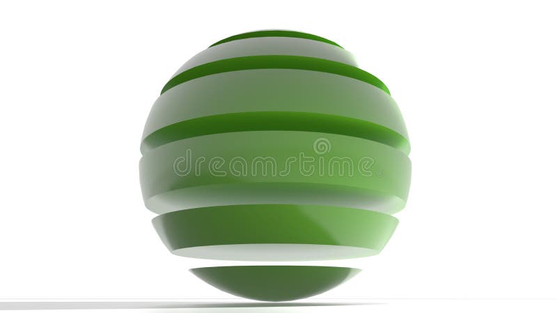 The green sphere stock photo. Image of horizontally, object - 42389748